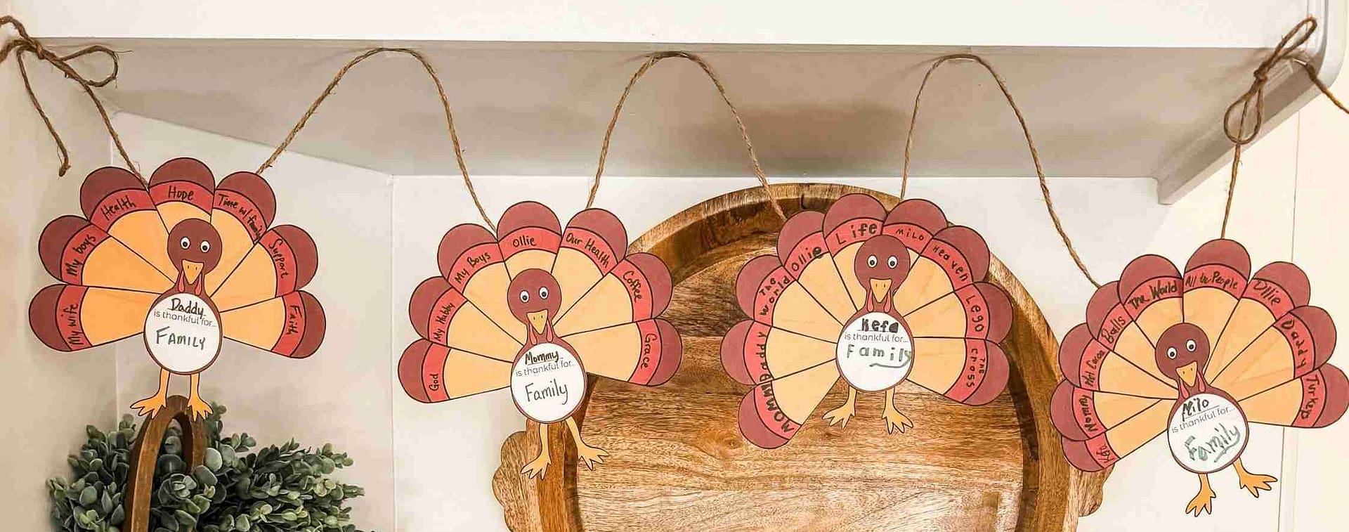 Free Thanksgiving Thankful Turkey Printable - That Travel Fam